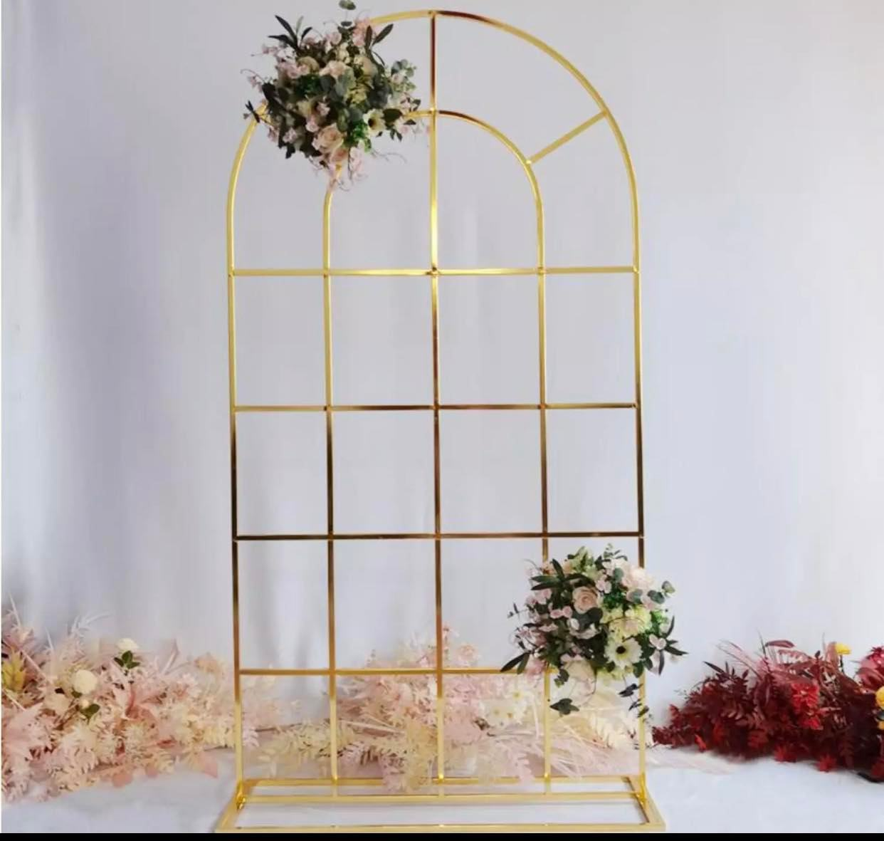 Gold Window Arch Wedding Rental West Hartford CT MA RI | Tuckers Party ...