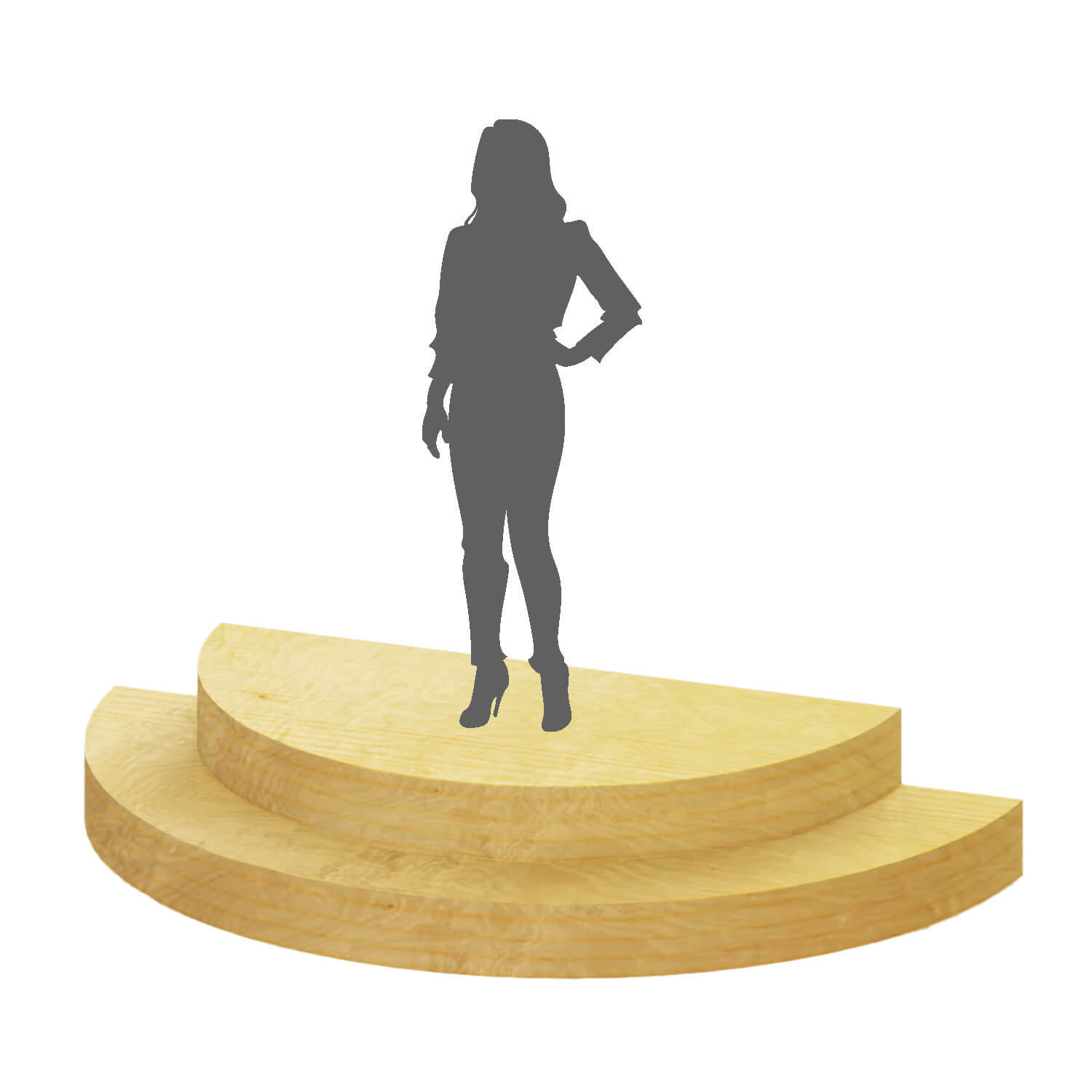 Stackable Half Round Stage Rental Hartford Connecticut | Tuckers Party ...