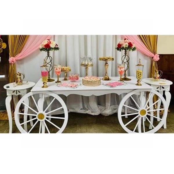 White Carriage Table | Tuckers Party Rental West Hartford Connecticut