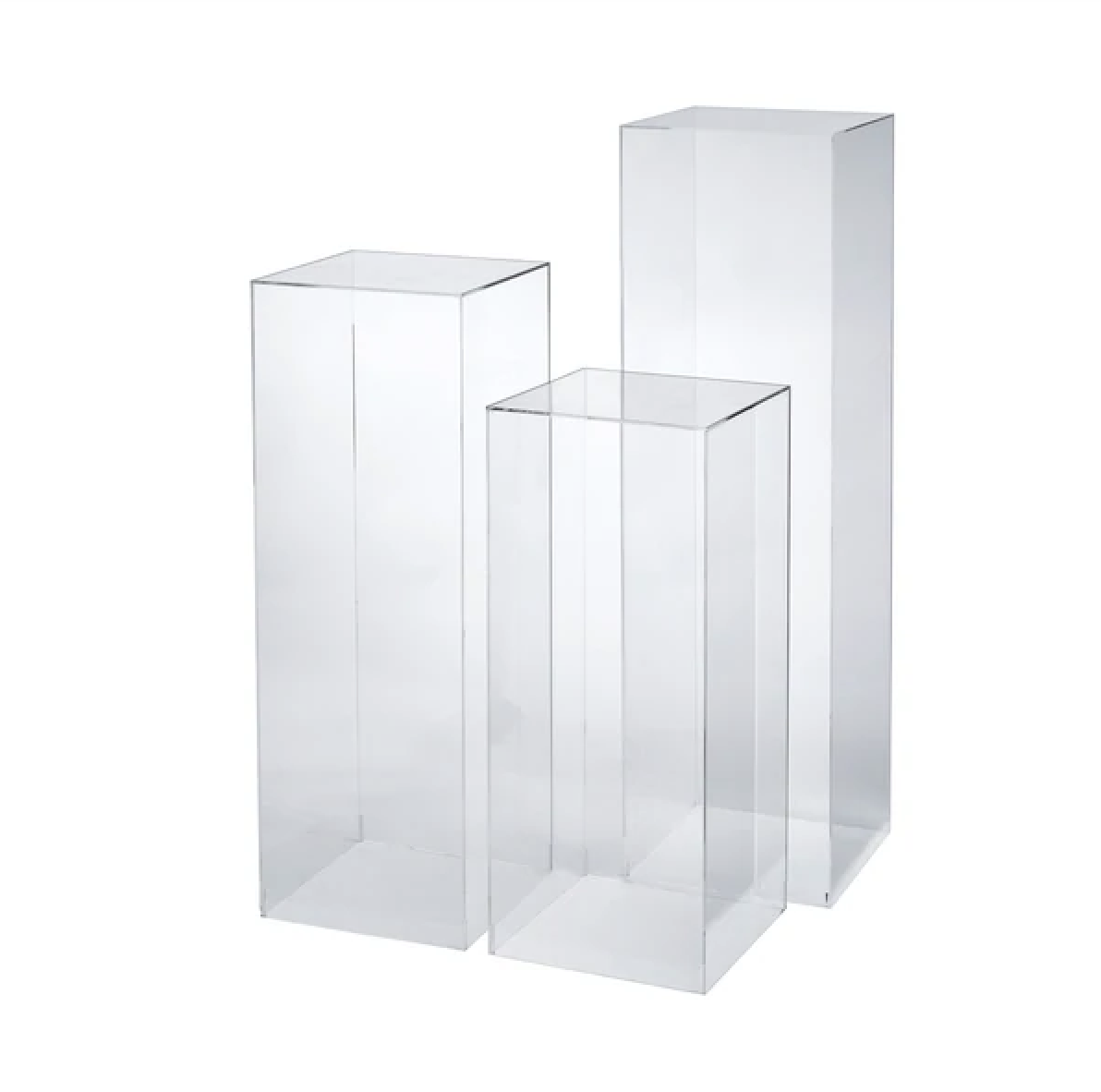 TRANSPARENT plinth 90 cm | VELVET