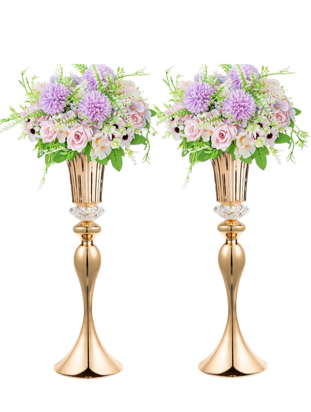 Gold Diamond Trumpet Centerpieces | Party Rentals & Event Venue in ...