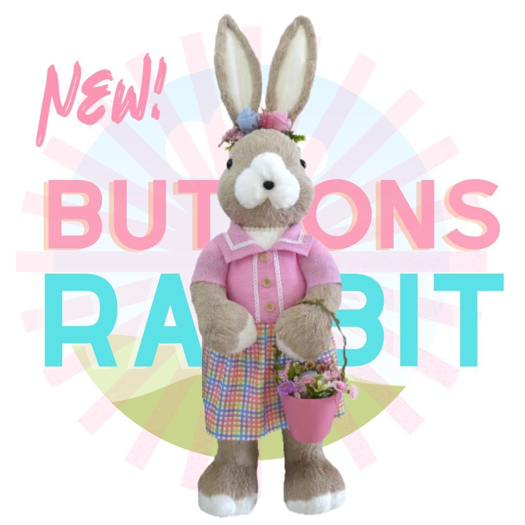 New! - Oversized Buttons the Rabbit | Toronto Custom Experiential Props ...