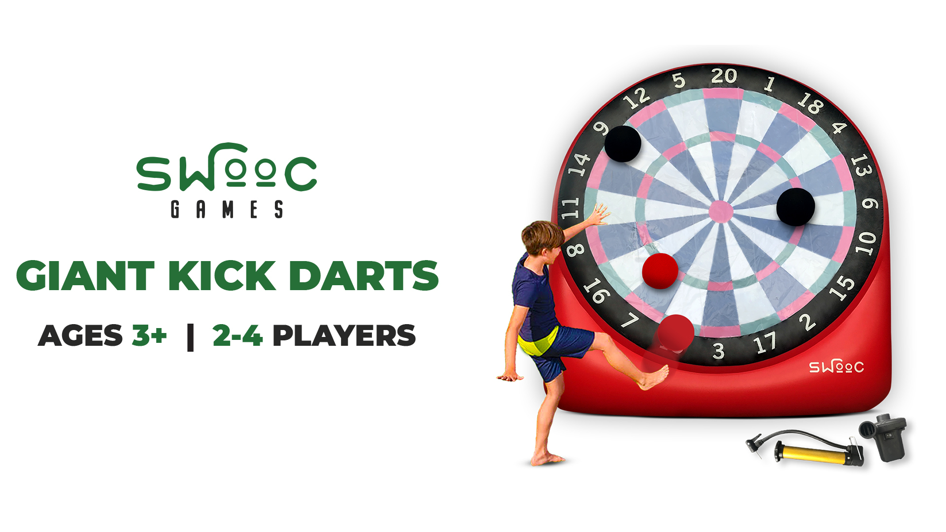 Giant kick darts | Party Masters, your local entertainment.