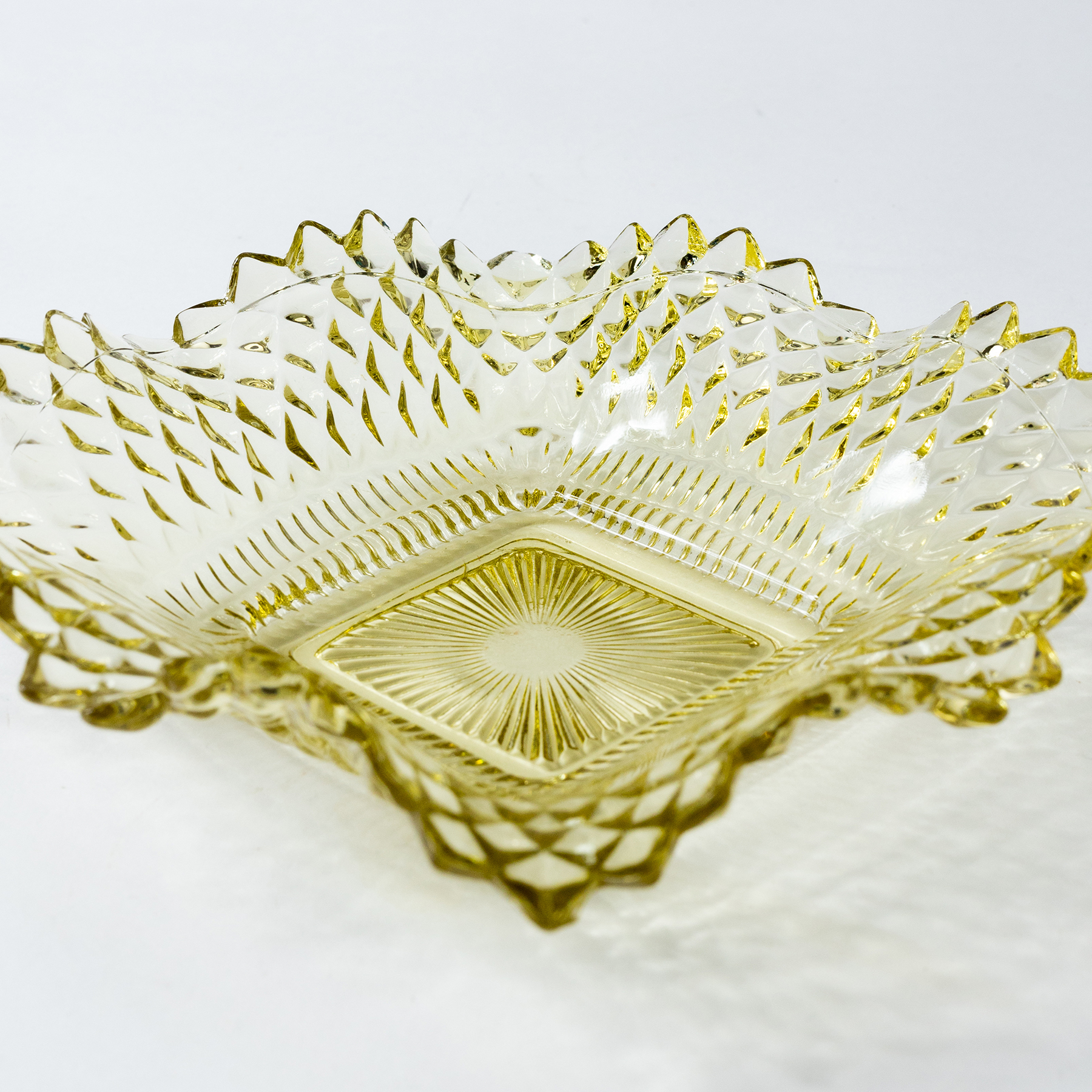 Yellow Clear Candy Dish | Prop Haulin