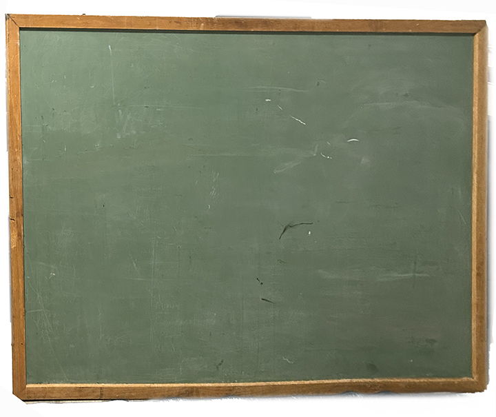 Large Vintage Green Two Sided Freestanding Chalkboard Black Board ...
