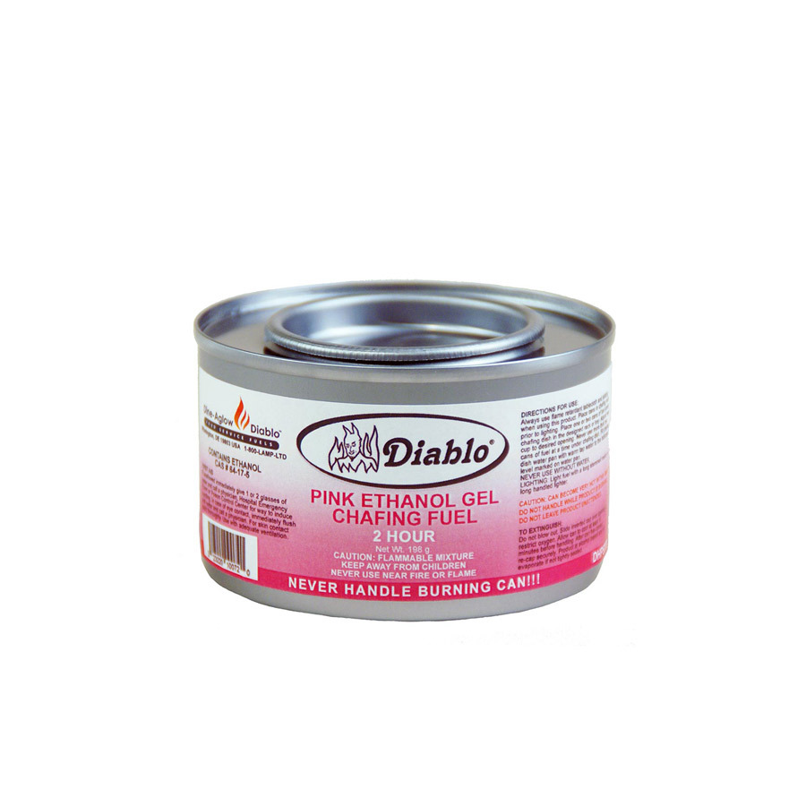 Pink Chafing Fuel, 2.5hr | Gonzales Party Rentals