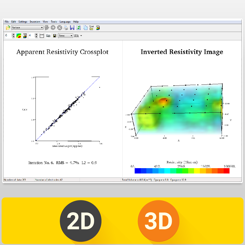 EarthImager 2D /3D | SAGA Geophysics, Inc.