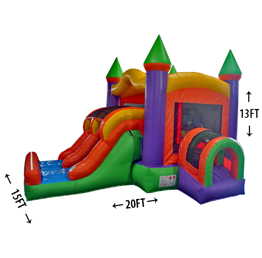 Orange Mini Combo | Bounce Around Inflatables