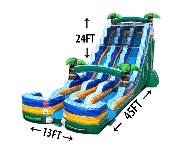 24' Paradise Slide | Bounce Around Inflatables