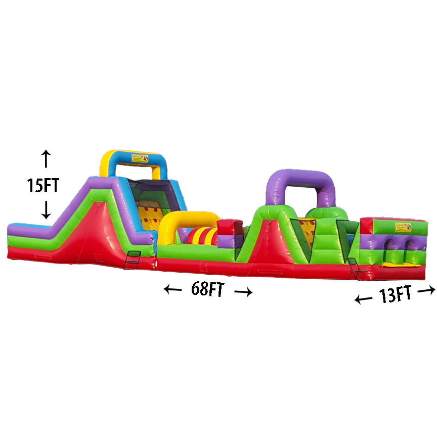 70' Obstacle Course | Bounce Around Inflatables