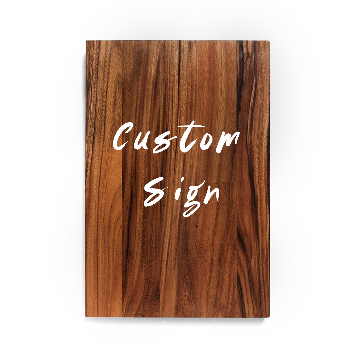 Custom Large Wood Board Sign | Something Borrowed