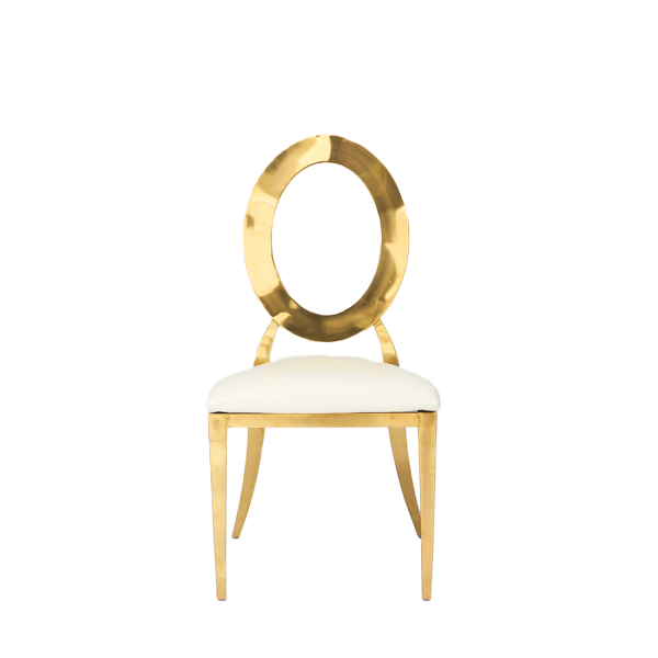 Gold o-back chairs | Event Hub Jamaica