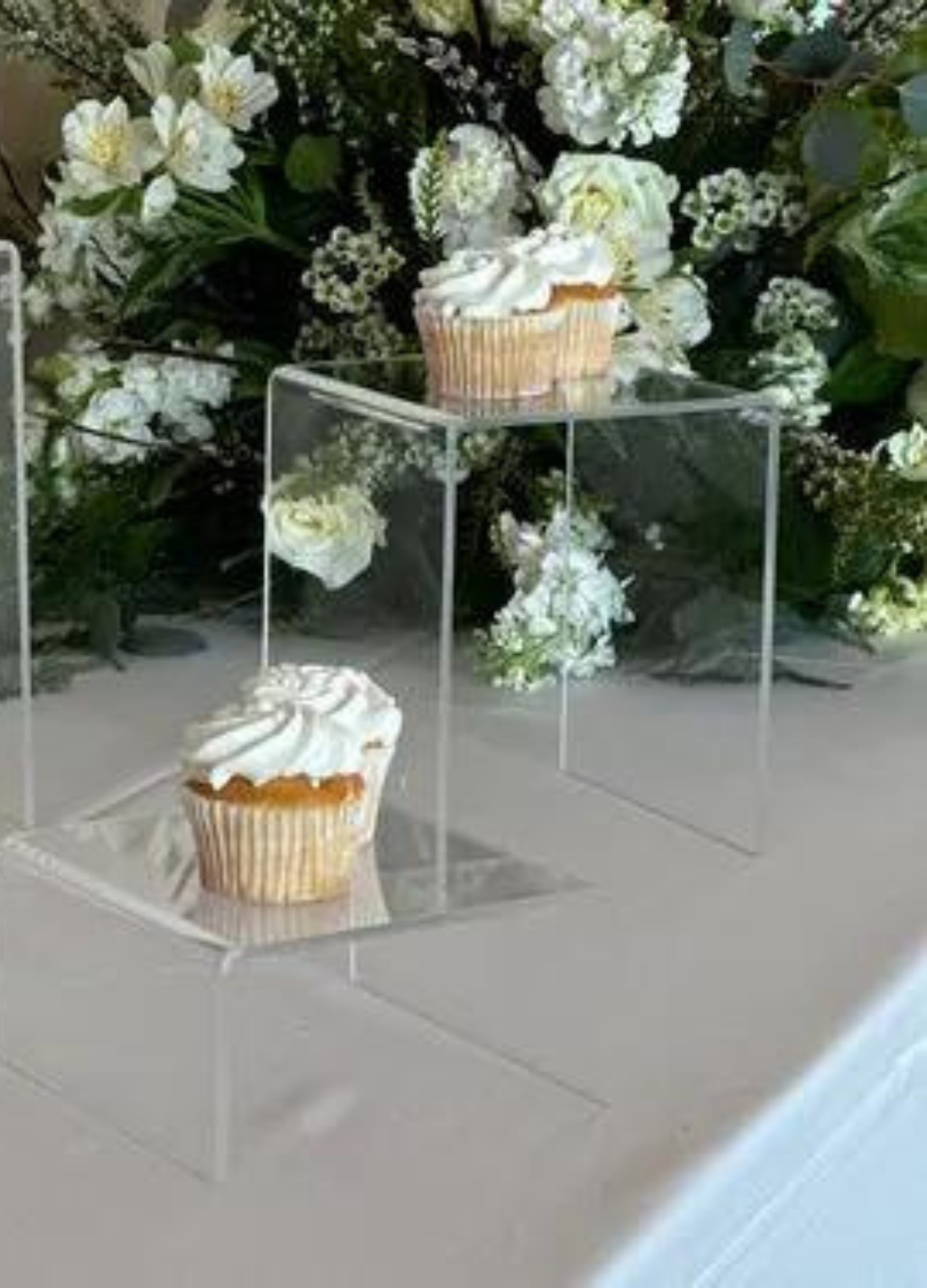 Acrylic Display Riser | Wedding Rentals & Decor | Borrowed & Blue