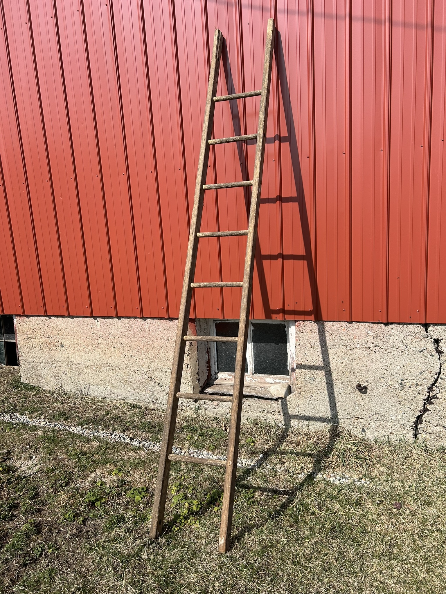 Antique Wooden Ladder | Risch's Rentals