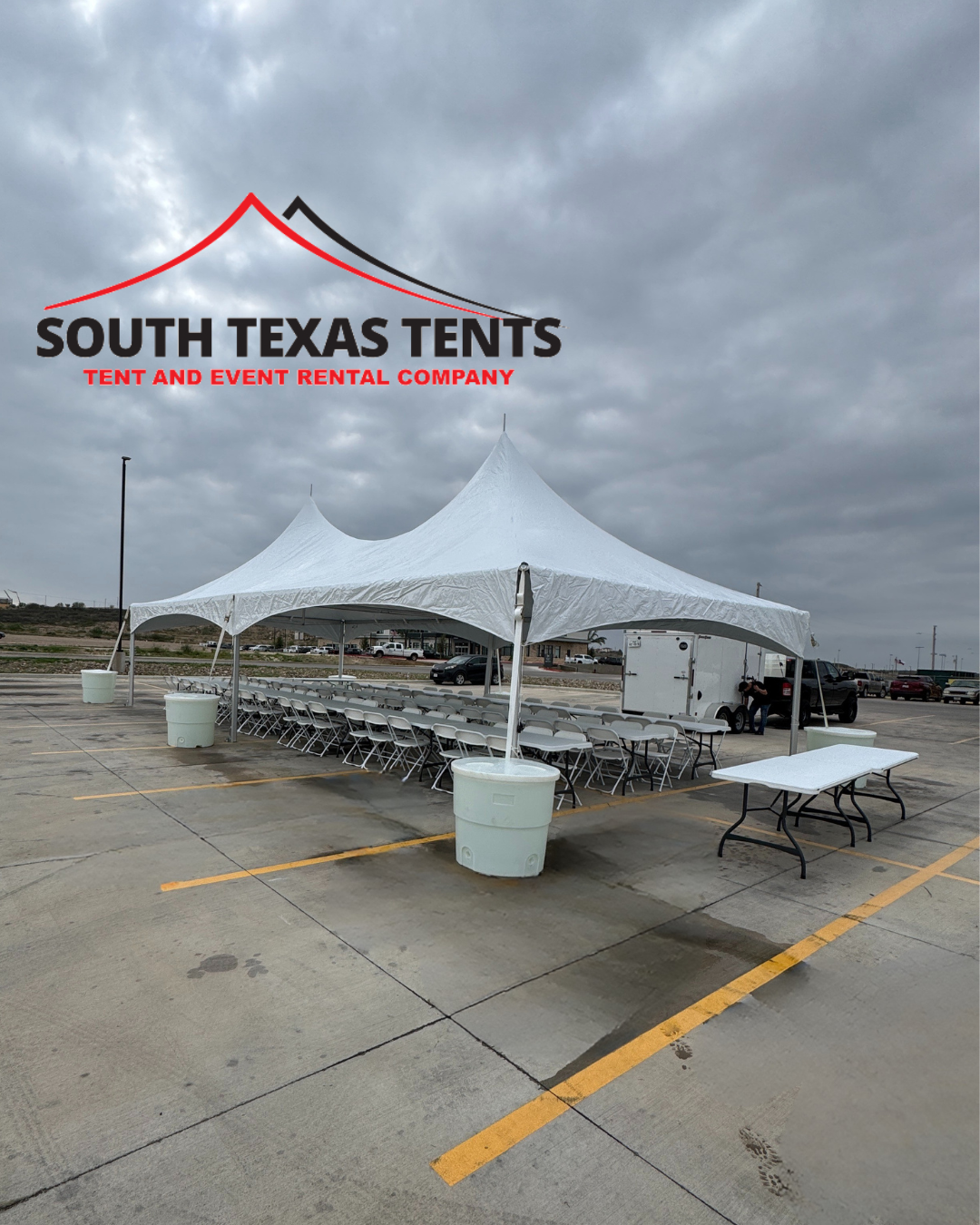 20 x 40 Marquee Staked Package with walls | South Texas Tents LLC.