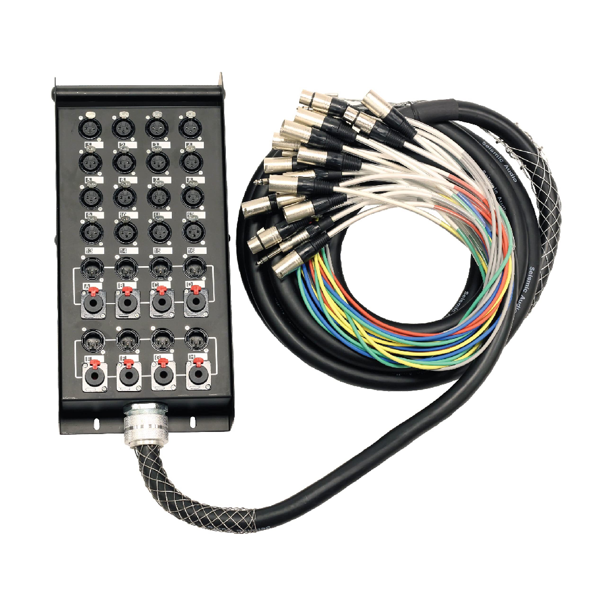 16 Channel 50ft XLR Snake Cable Rental | Audio Stage Gear Dallas ...