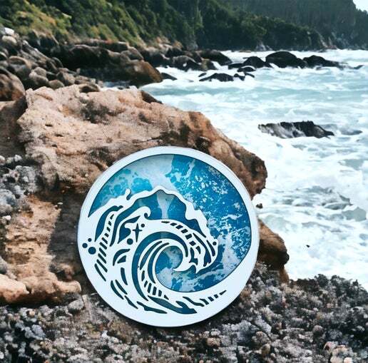 Ocean Wave Magnet | Welcome to Pacaless Rentals