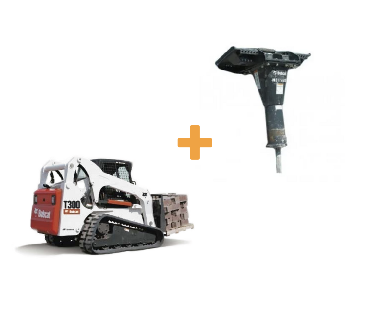 Track Loader & Hydraulic Hammer Rental Bundle | Lift & Load Machine ...