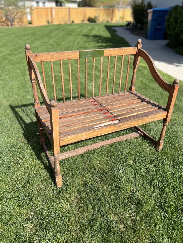 Present Bench | Firefly Event Rentals Table and Chairs