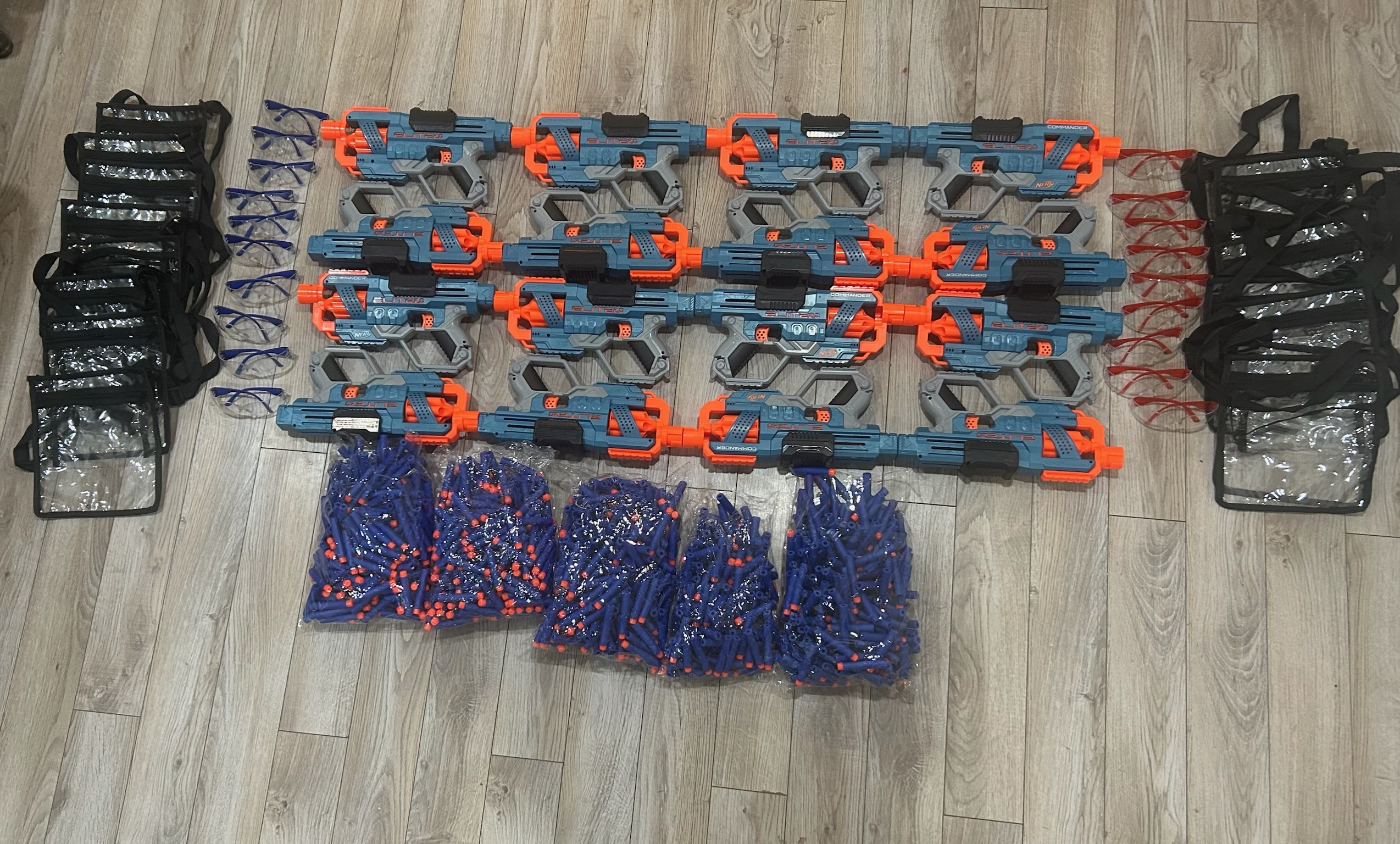 Nerf Gun party pack | Firefly Event Rentals Table and Chairs