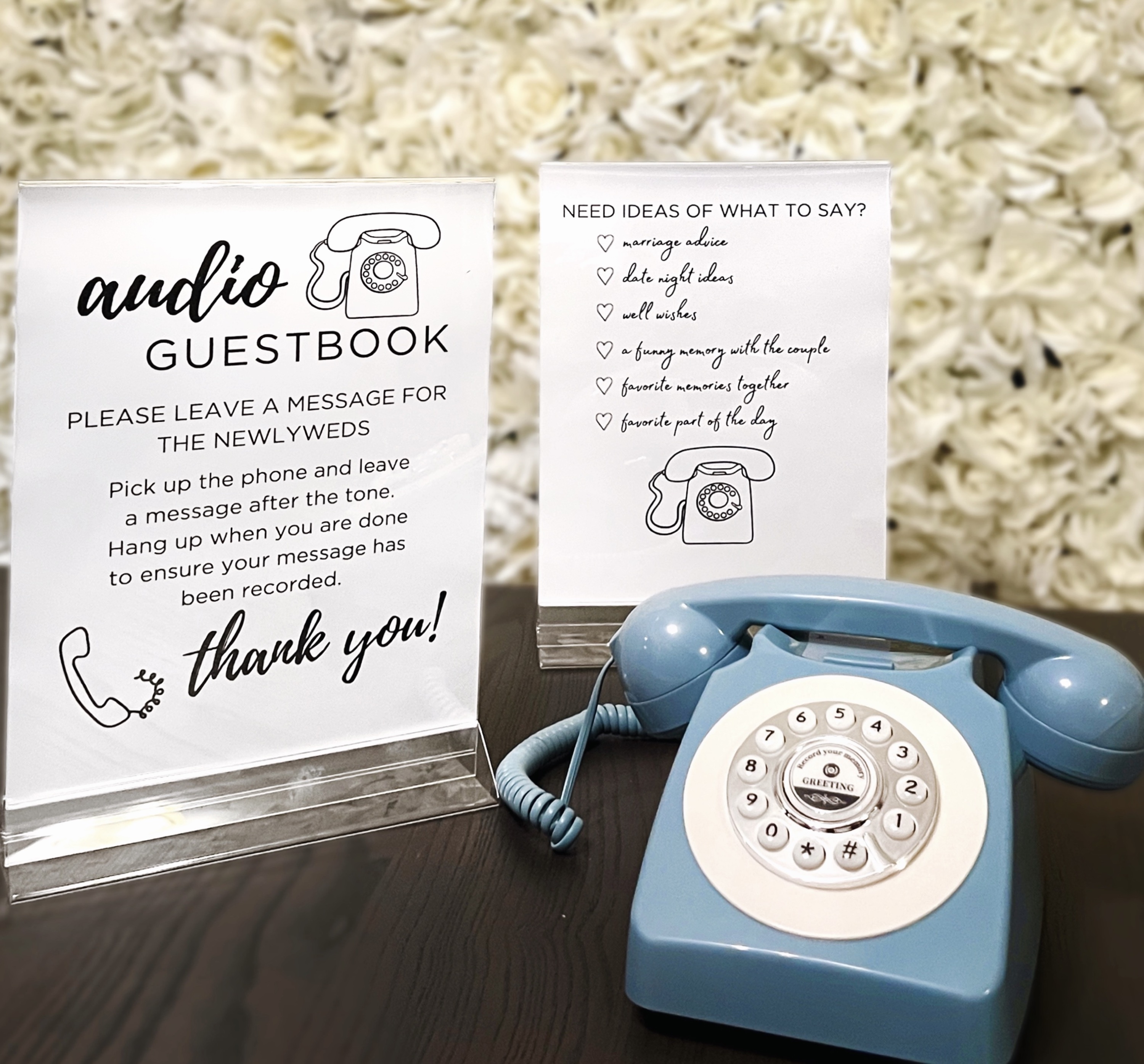 Rent our Audio Guest Book Phone for unforgettable events! | Party ...