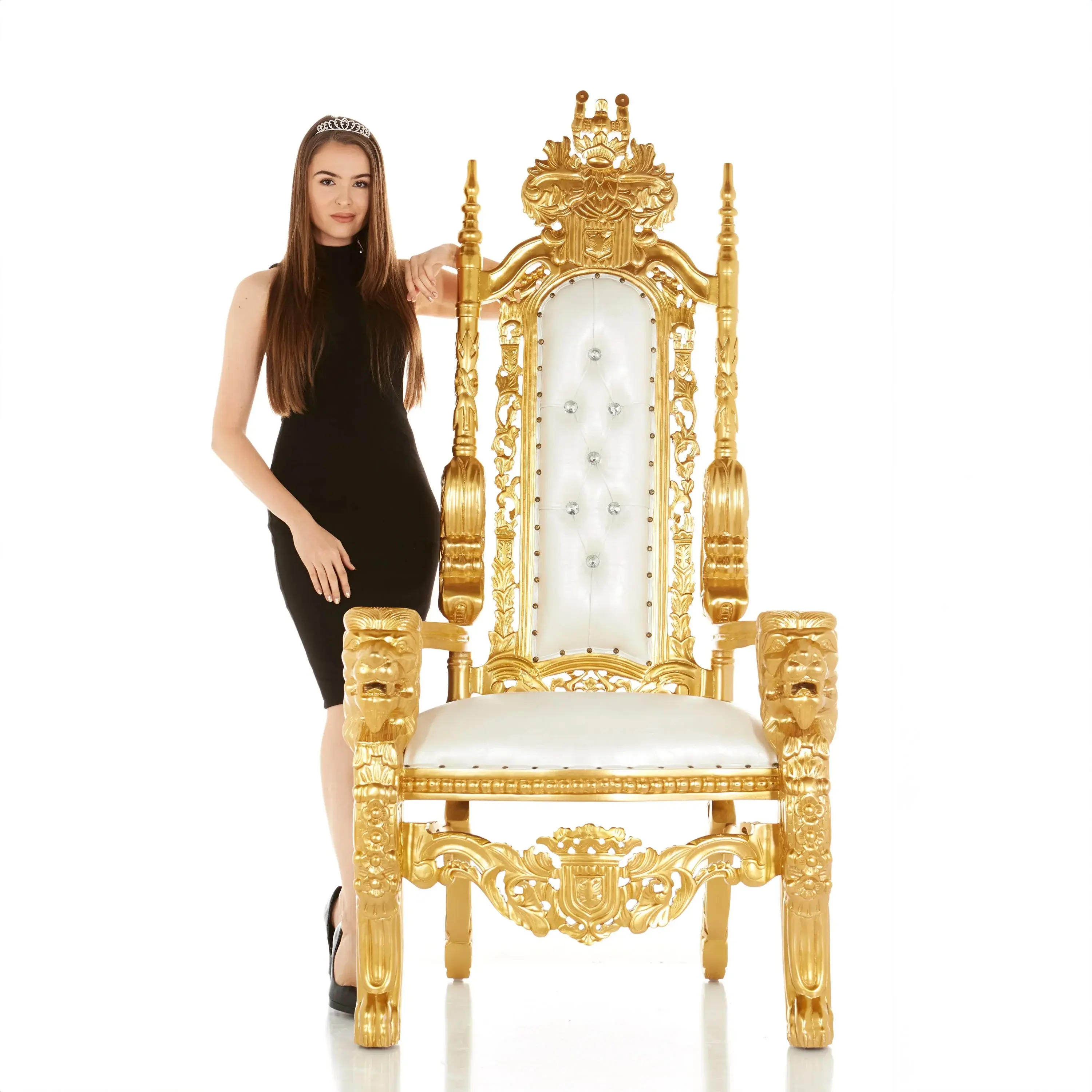King David Lion Throne Chair | Party Rentals by Us