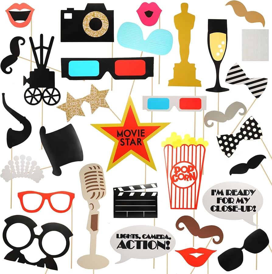 Themed Photo Booth Props | Party Rentals by Us