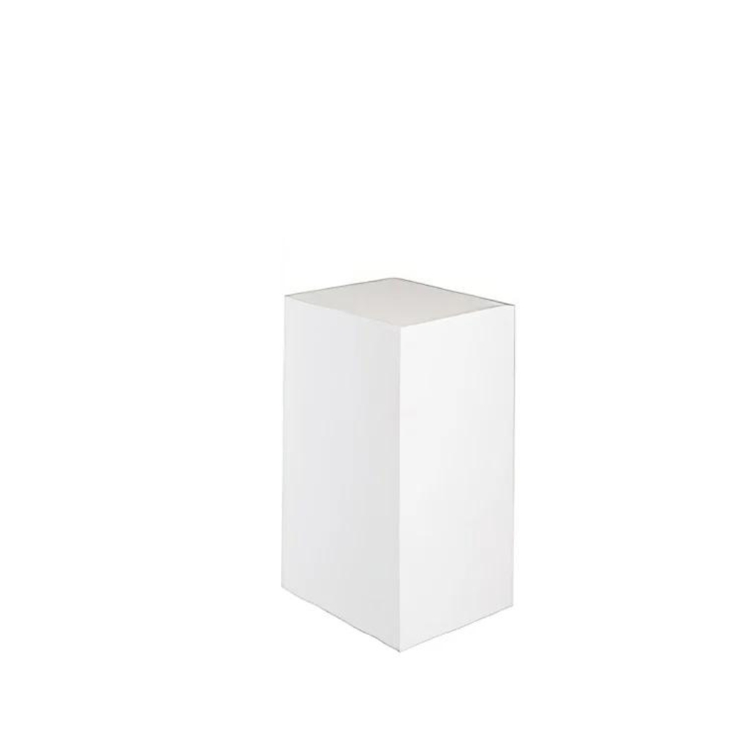 White Square Plinth H600mm | Elegance Events & Décor