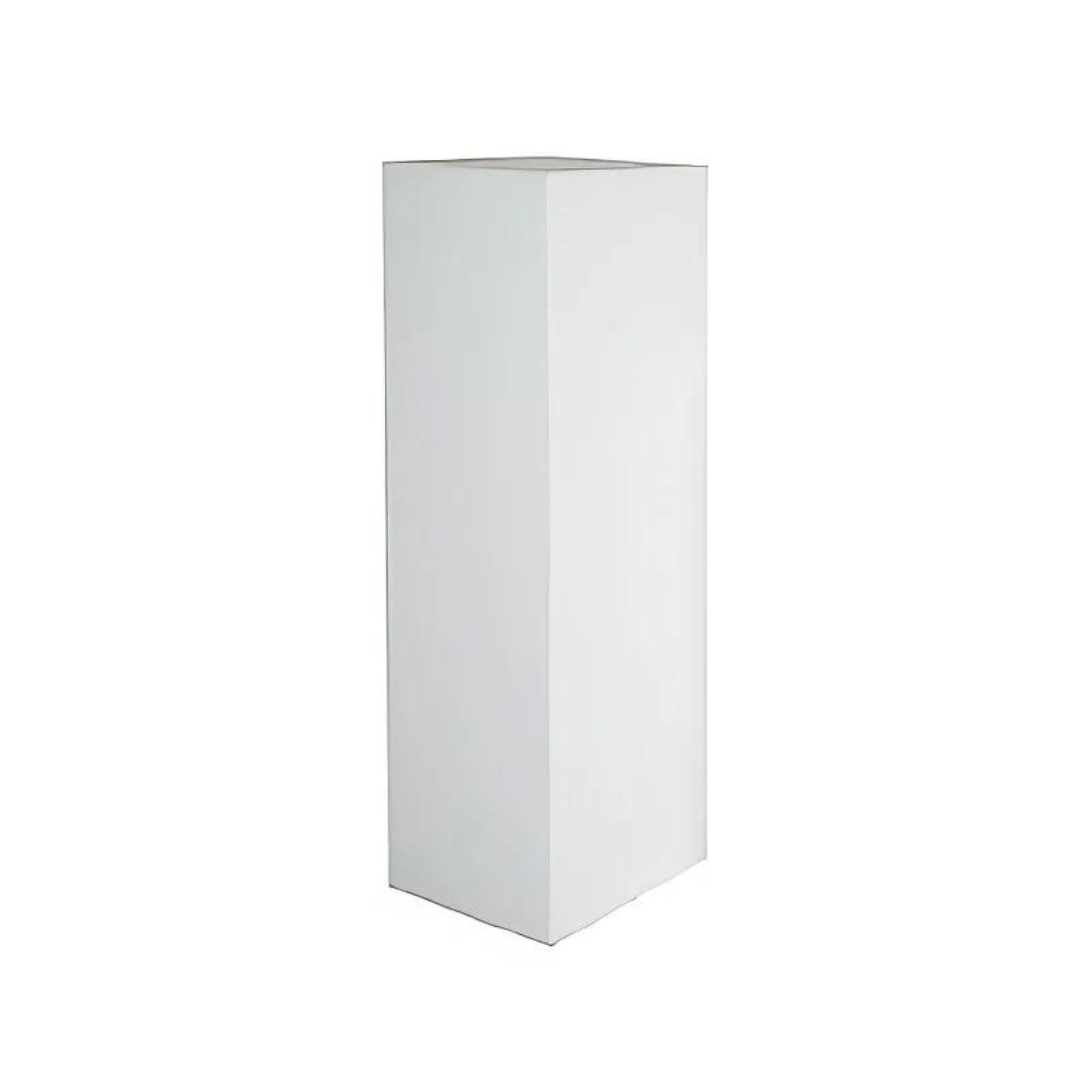 White Square Plinth H1200mm | Elegance Events & Décor