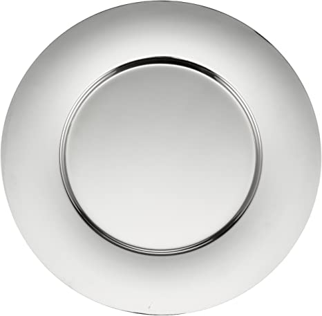 Silver Stainless Steel Underplate | Elegance Events & Décor
