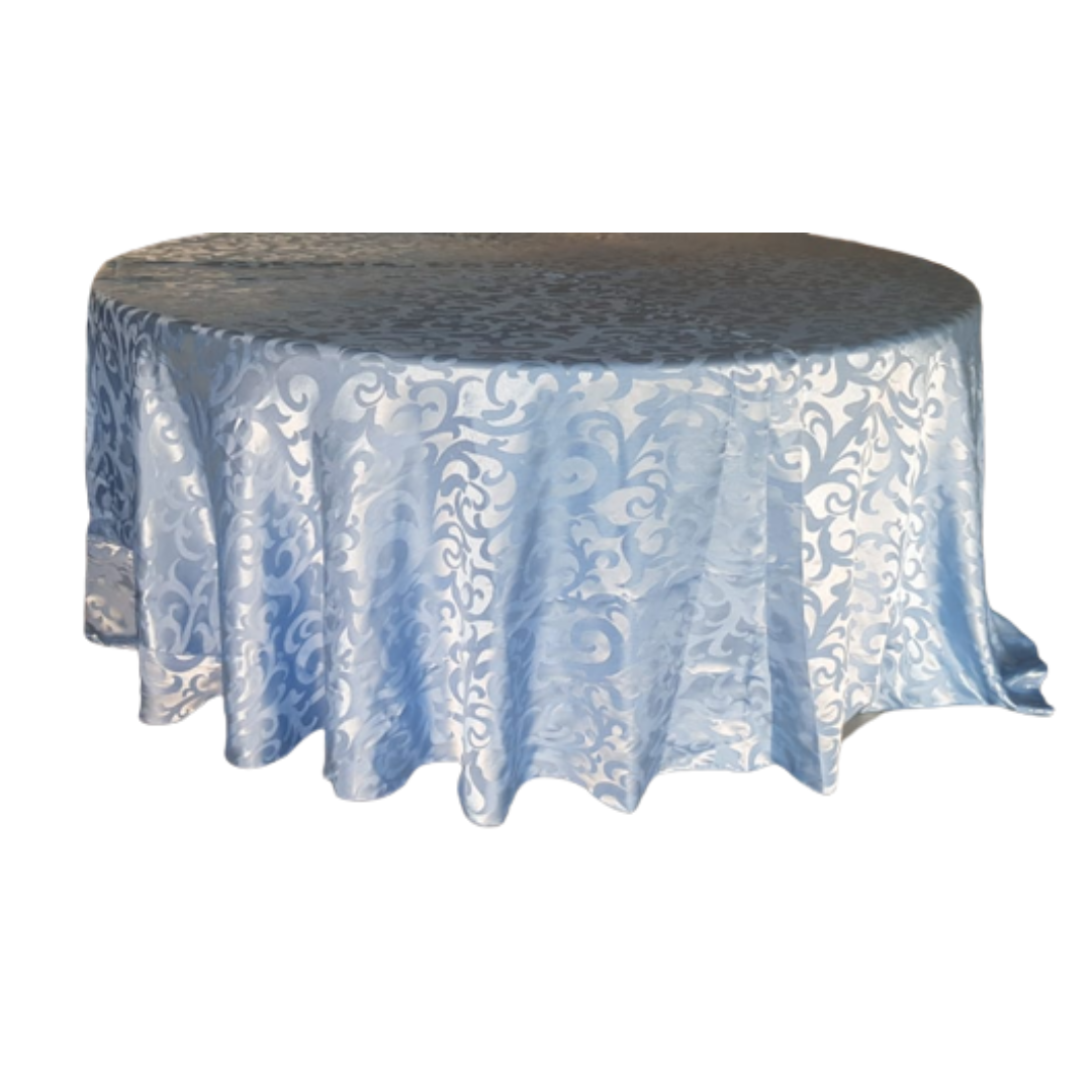 Light Blue Round Table Cloth | Elegance Events & Décor