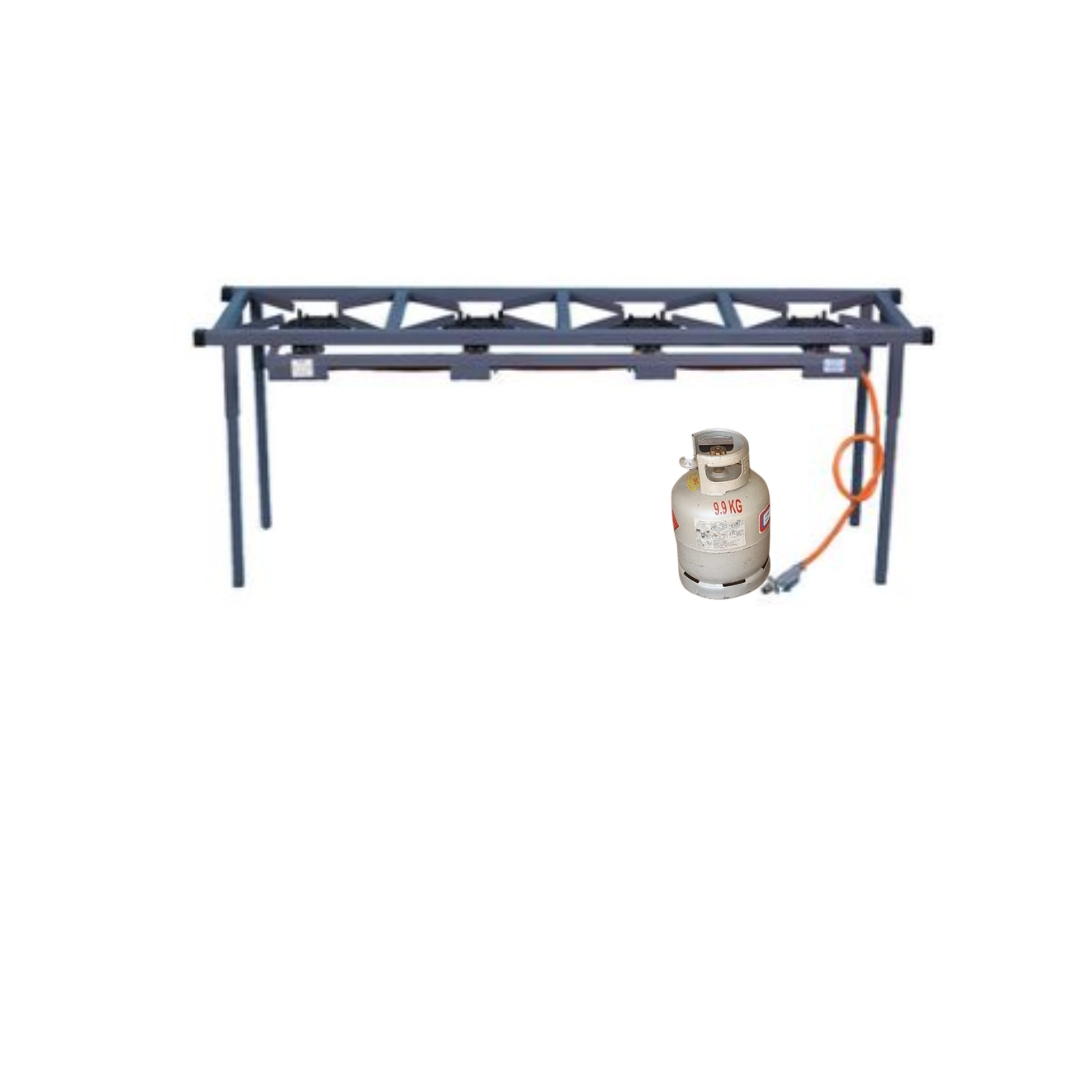 4 Plate gas stove incl. 9kg gas | Elegance Events & Décor