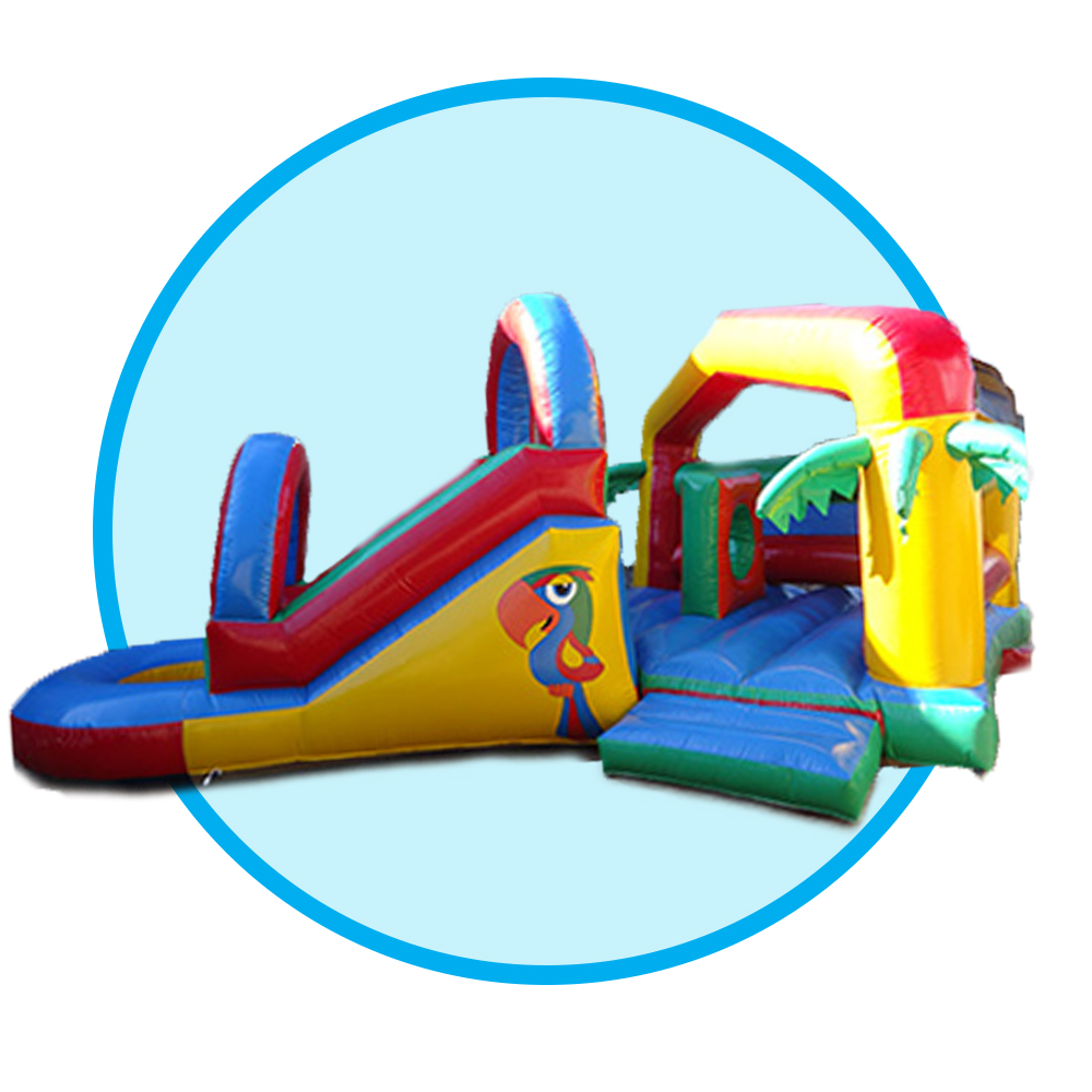 Wild Island Jumping Castle 6m x 8m | Elegance Events & Décor