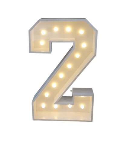 Number 2 Marquee Light 1m Height | Elegance Events & Décor
