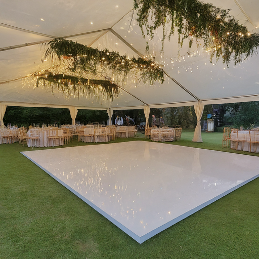 White Dance Floor - Swans Lane Event Hire - Geelong | Swans Lane Event ...