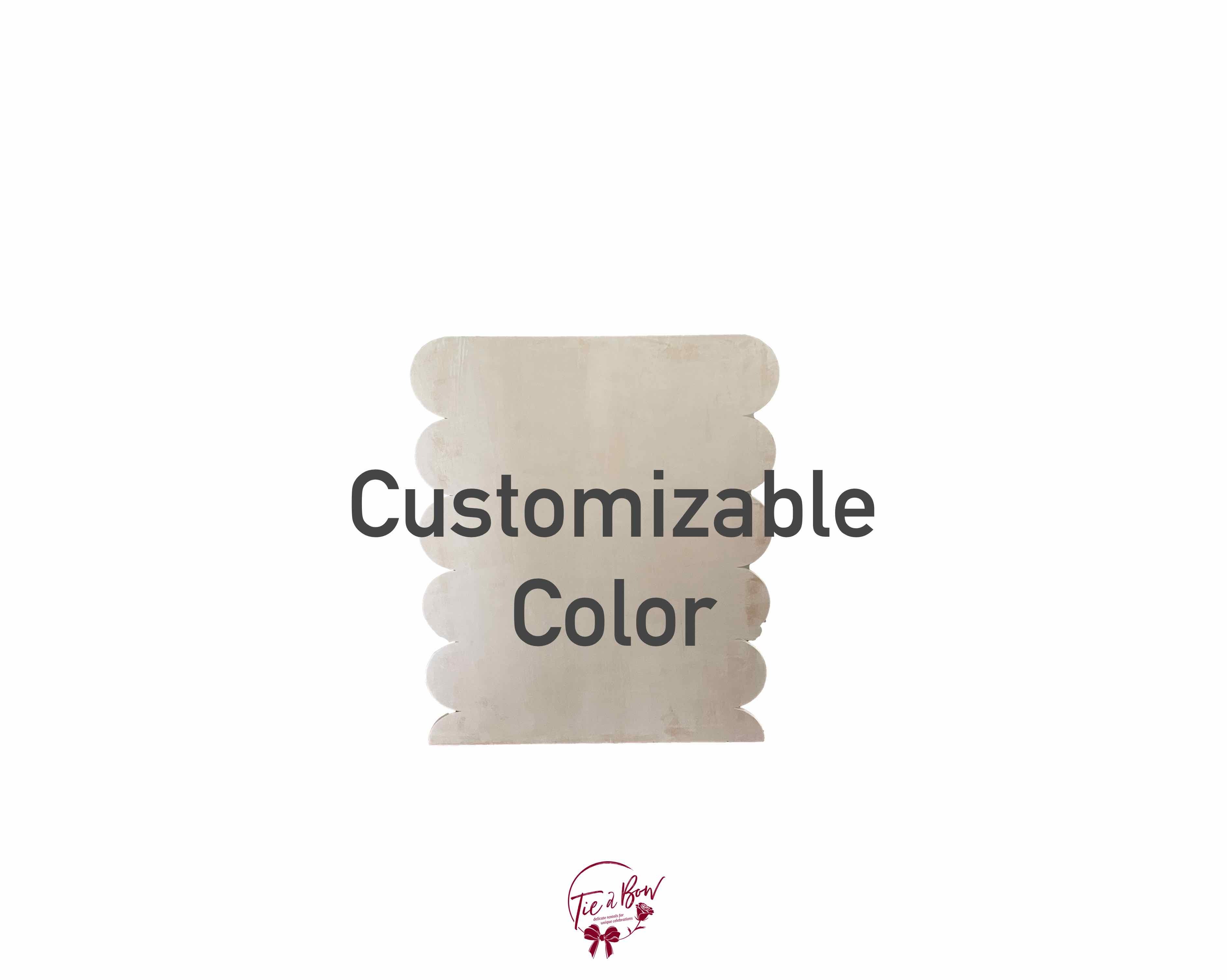 Scalloped Sides Backdrop (Small) | Tie a Bow Rentals