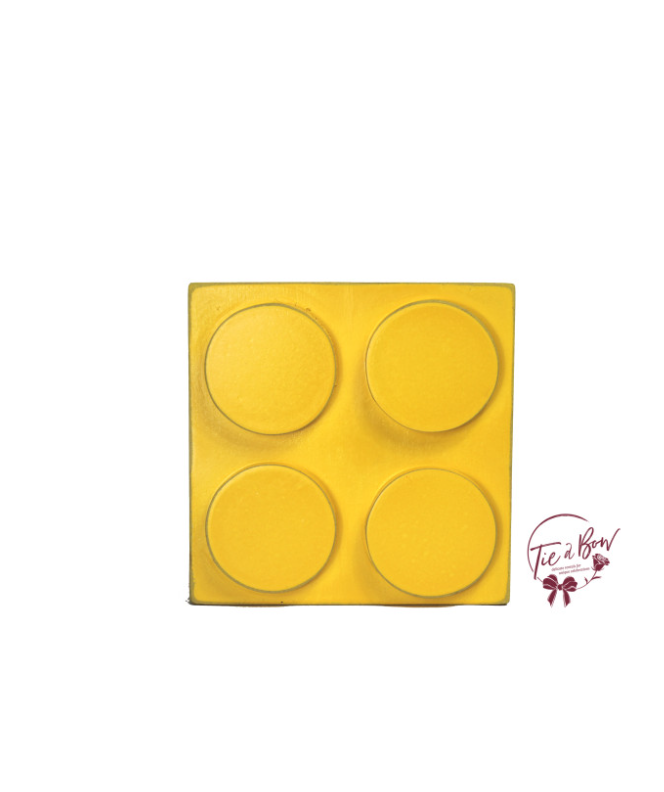 Yellow Lego Riser | Tie a Bow Rentals