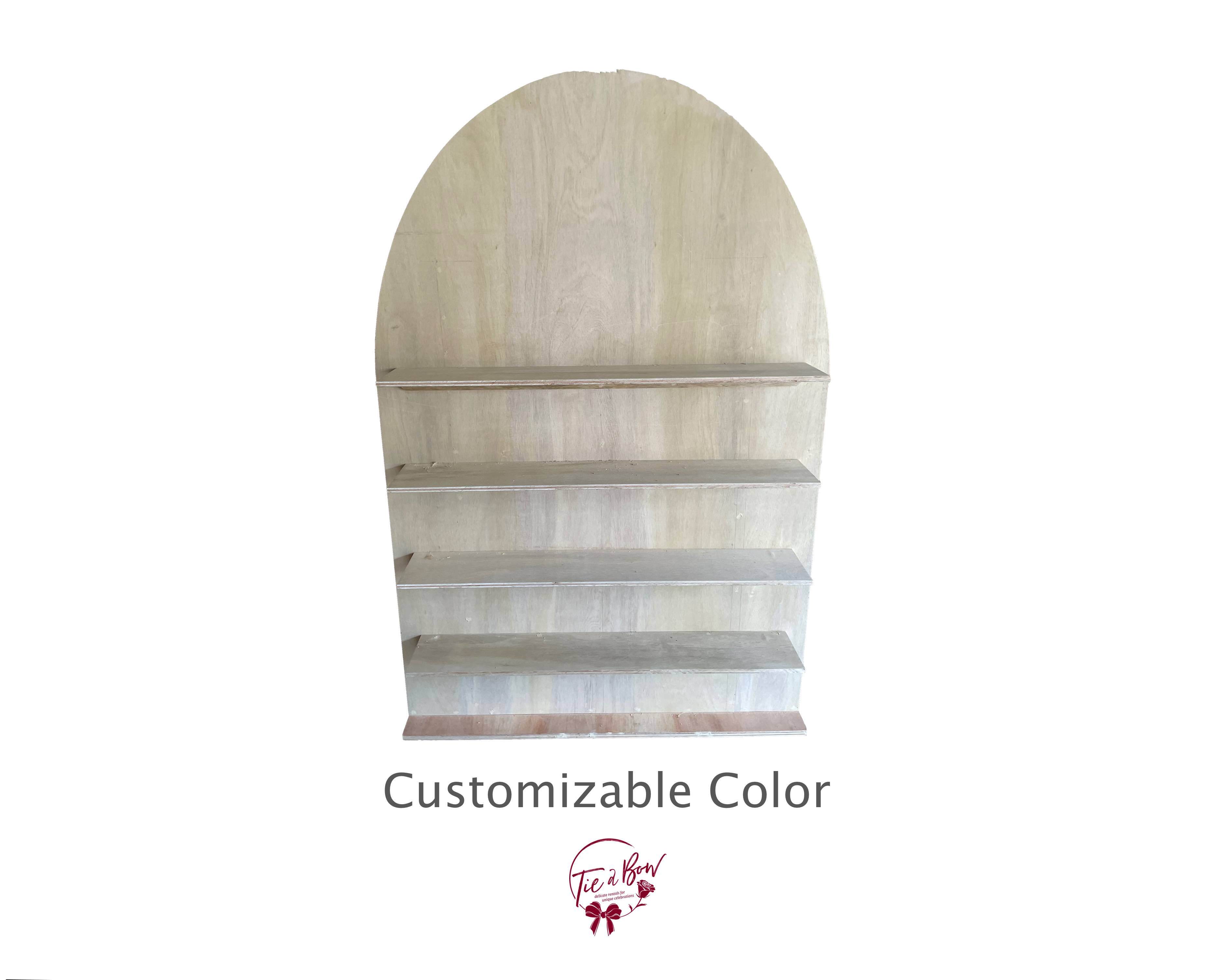 Arch Shelves Backdrop (5ft Tall) | Tie a Bow Rentals