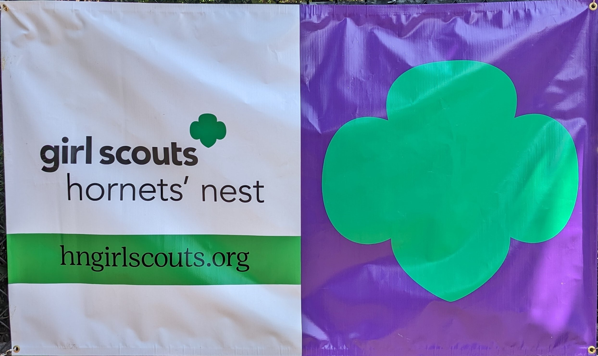 GSHNC Standard Banner | Girl Scouts, Hornets' Nest Council