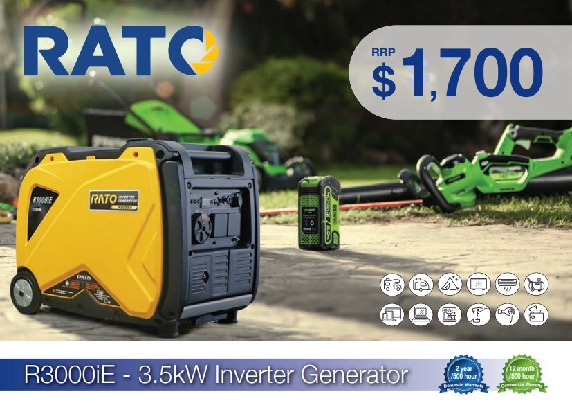 3.5kW RATO Inverter Generator For Sale Yarra Valley | Hire in Warburton ...