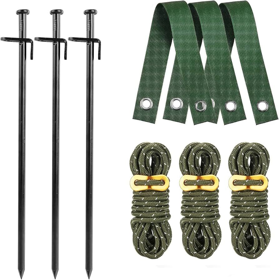 10 wide tent strap and stake | Merrill Party Rentals llc
