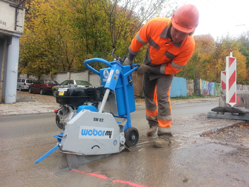 WeberMT SM 82-3 Pavement Saw | 4Counties Hire | Your Trusted Equipment ...