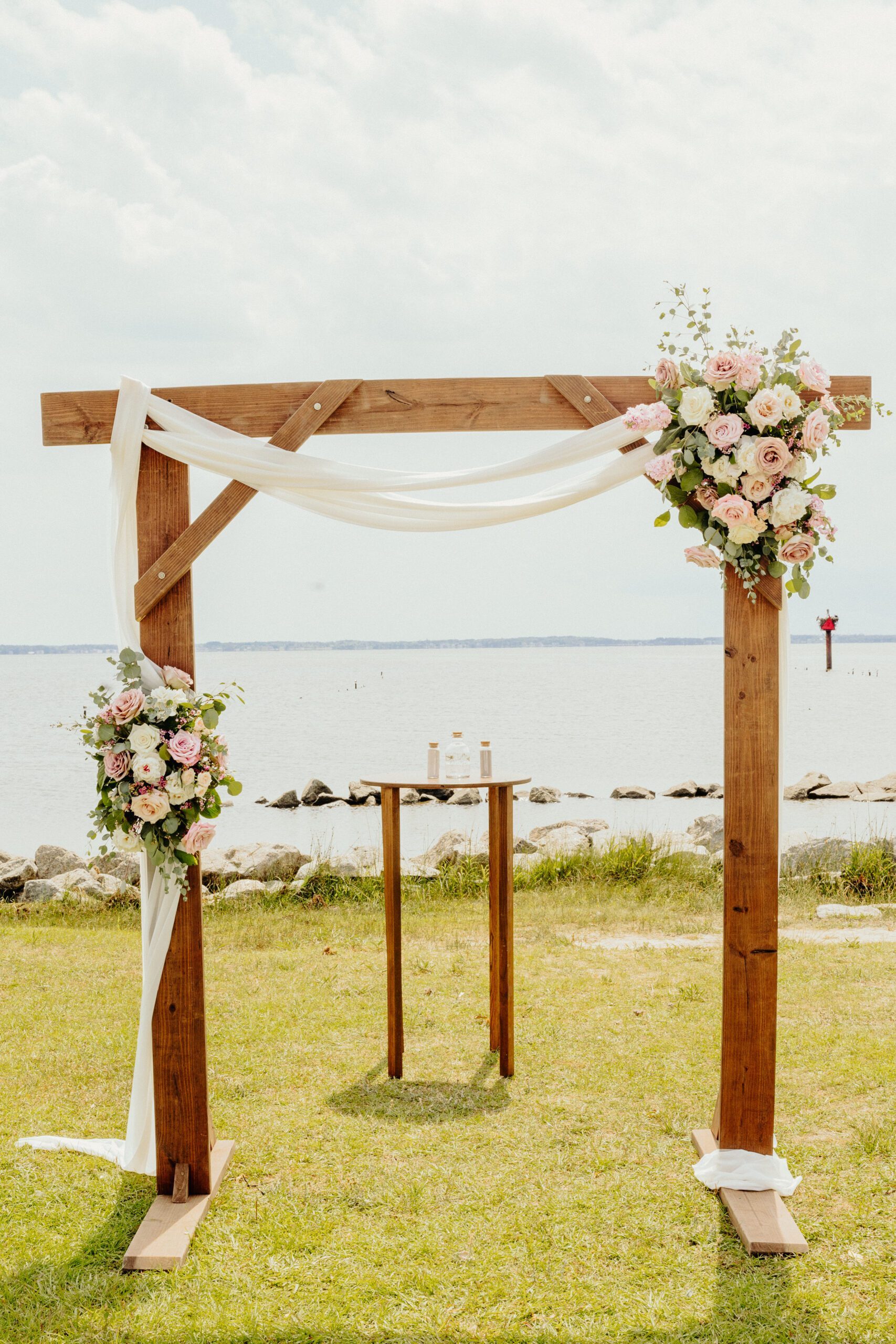 Wooden Arch Backdrop | Take Action Events and Party Rentals