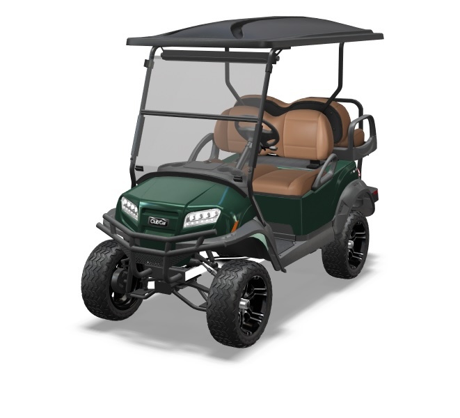 4 Person Golf Cart (lifted) | Tall Timbers Rental