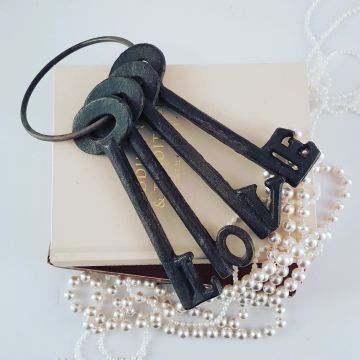 Vintage Style LOVE Keys | Little Miss Vintage