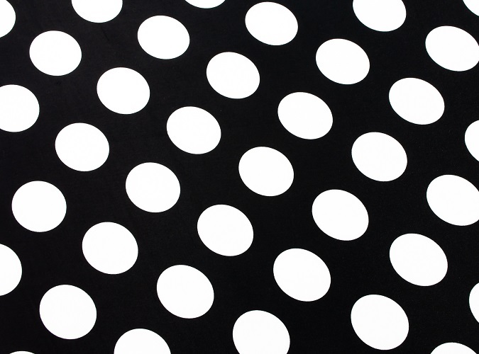 Black with White Polka Dot Linen | Reno-Tahoe Party Rentals - Tents ...