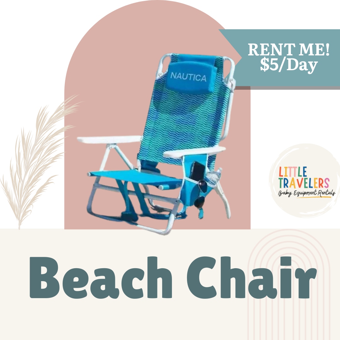 Rent a Nautica Backpack Beach Chair – Comfortable & Portable | Little ...