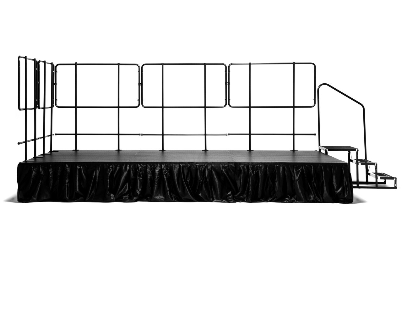 Stage Railing - 4 Foot Section | C’est Bon Event Rentals