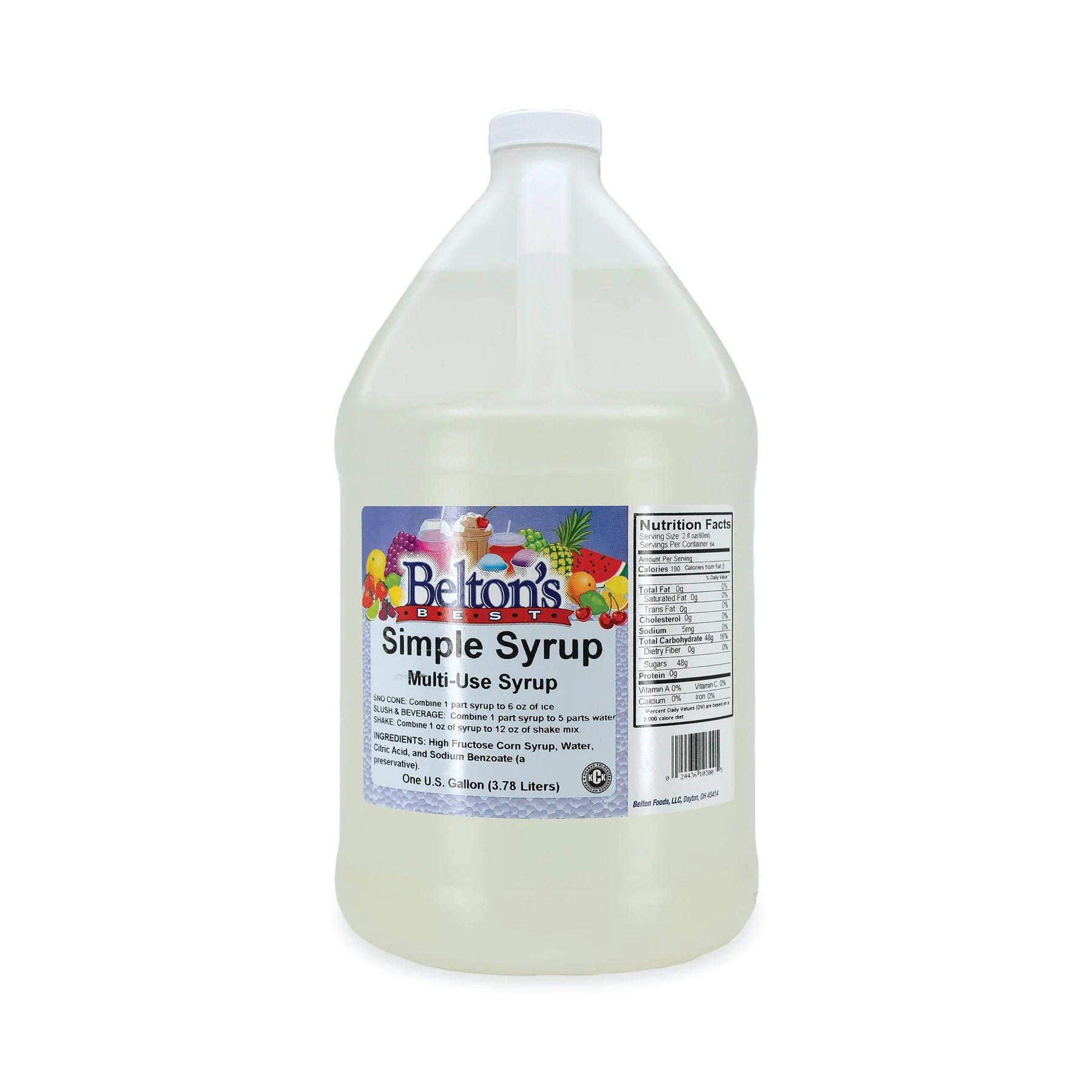 Neutral Gallon Slushy Machine Syrup/Drink Mix | Express Rental Service