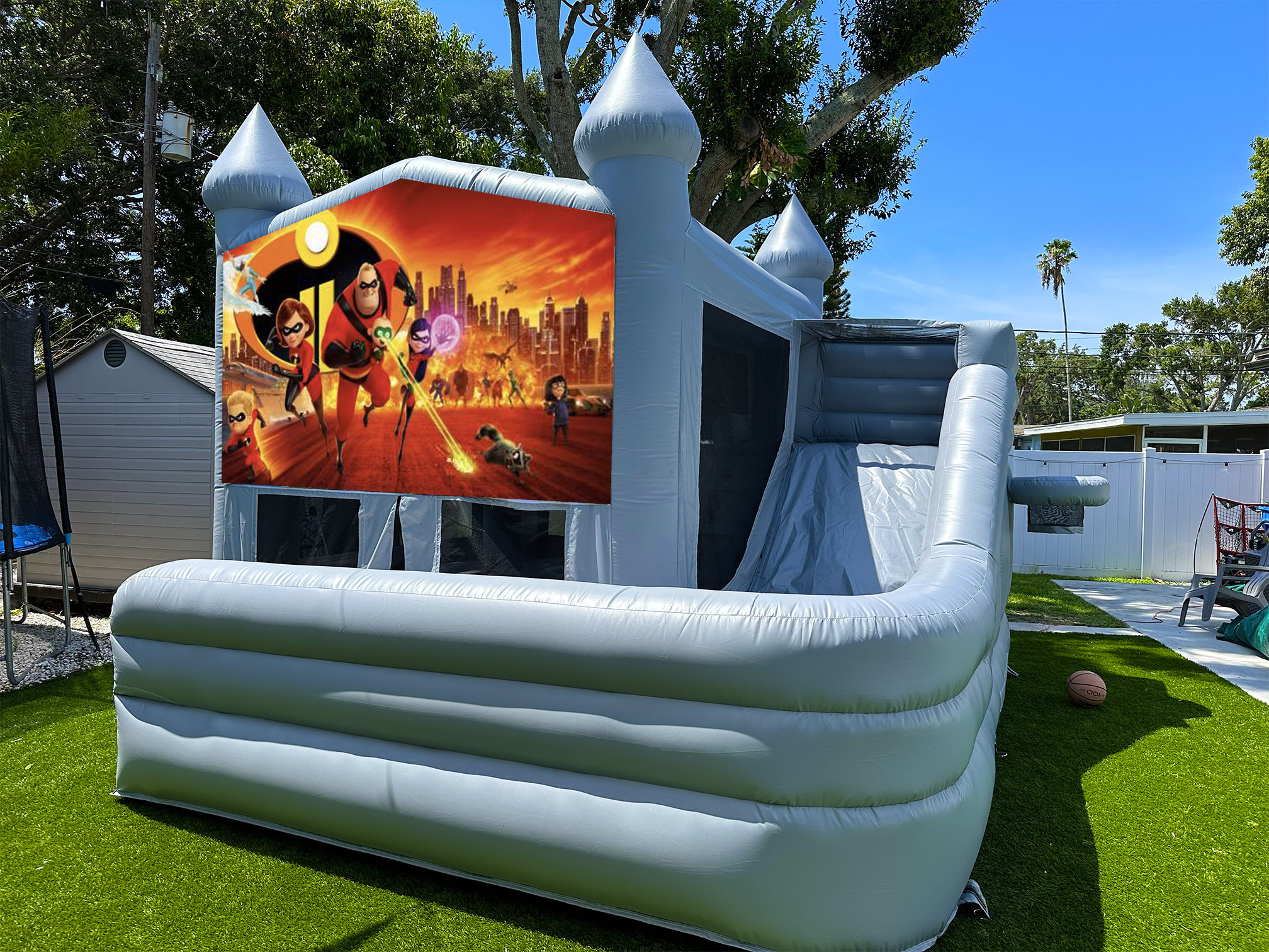 Incredibles Bounce Slide (WET or DRY) 16 x 16 x 16 | Quality Bounce House